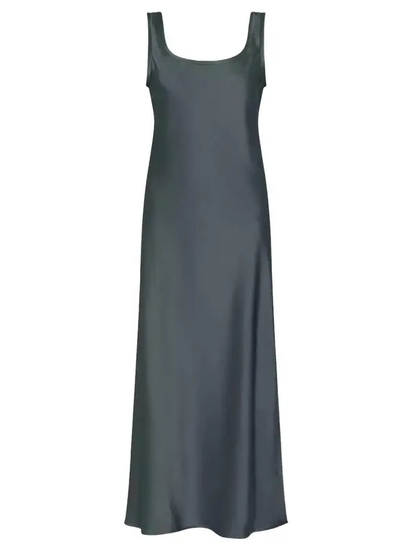 Marella Larva Scoop-neck Maxi Dress - Grey