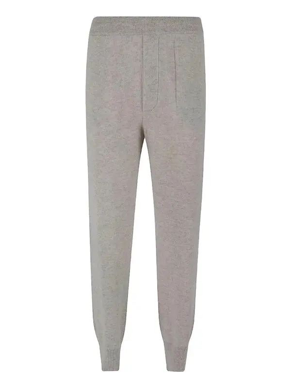 LISA YANG Ribbed Track Pants - Neutrals