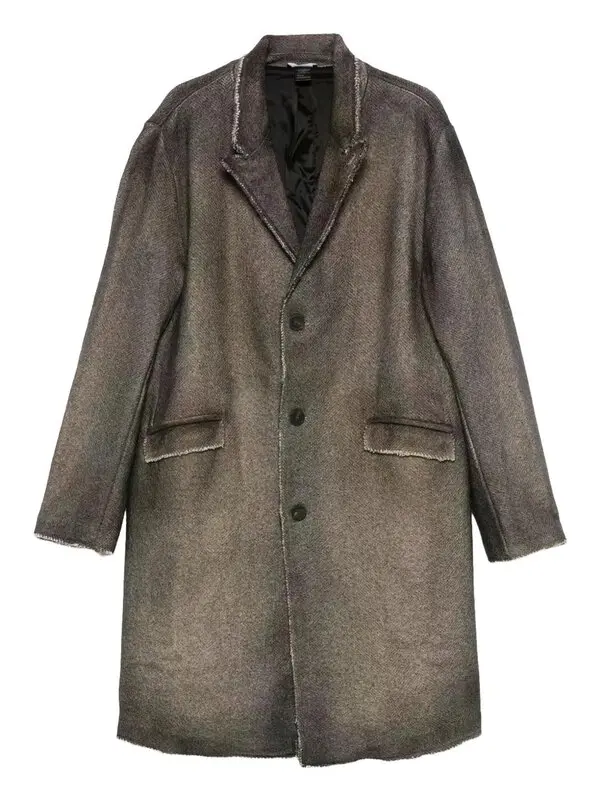 Avant Toi Front-button Coat - Brown
