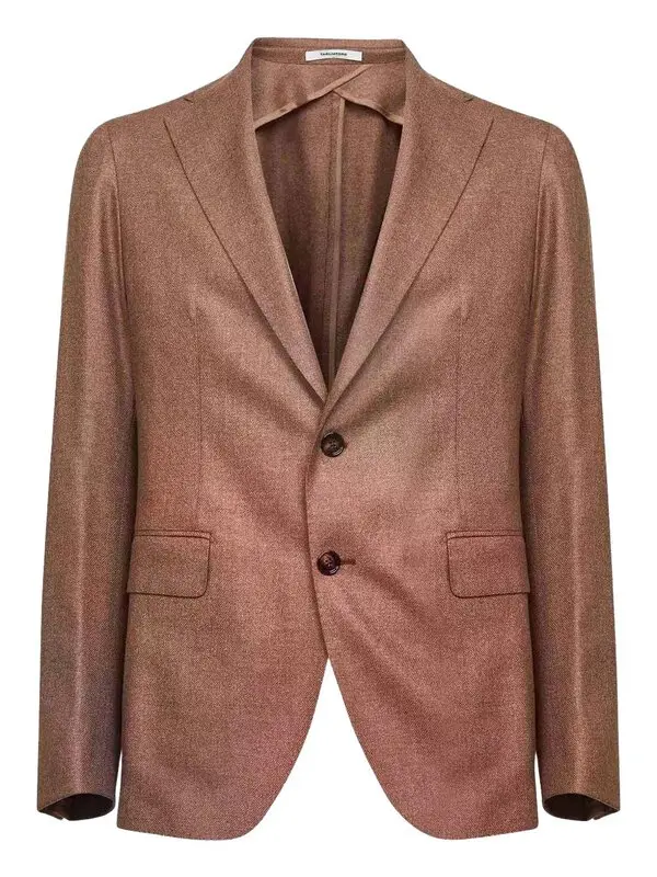 Tagliatore Single-breasted Blazer - Brown