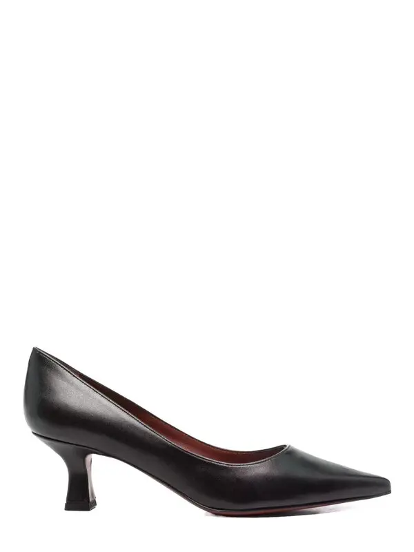 Roberto Festa Pointed-toe Leather Pumps - Black