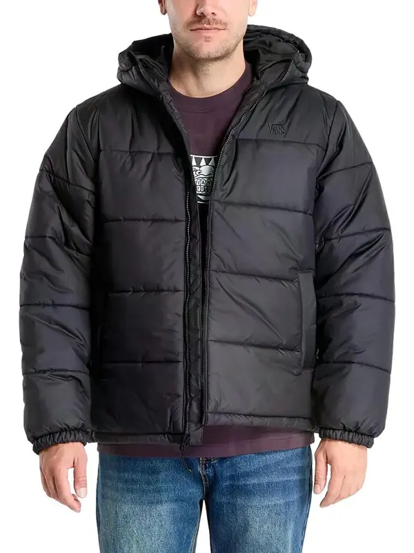 VANS Mte Hillgate Hooded Puffer Jacket - Black