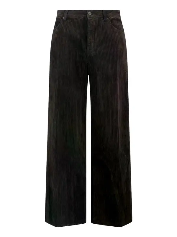 FRAME Corduroy-effect Trousers - Brown
