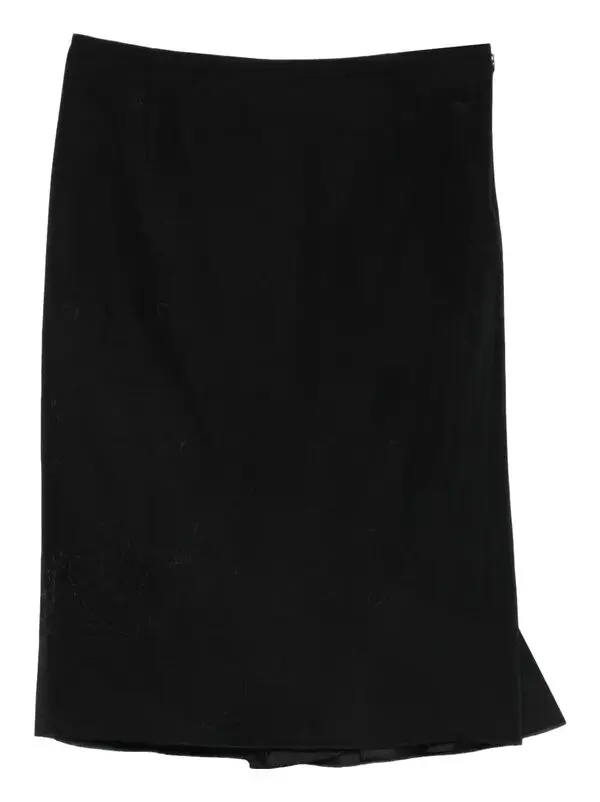 Marni Asymmetric Midi Skirt - Black