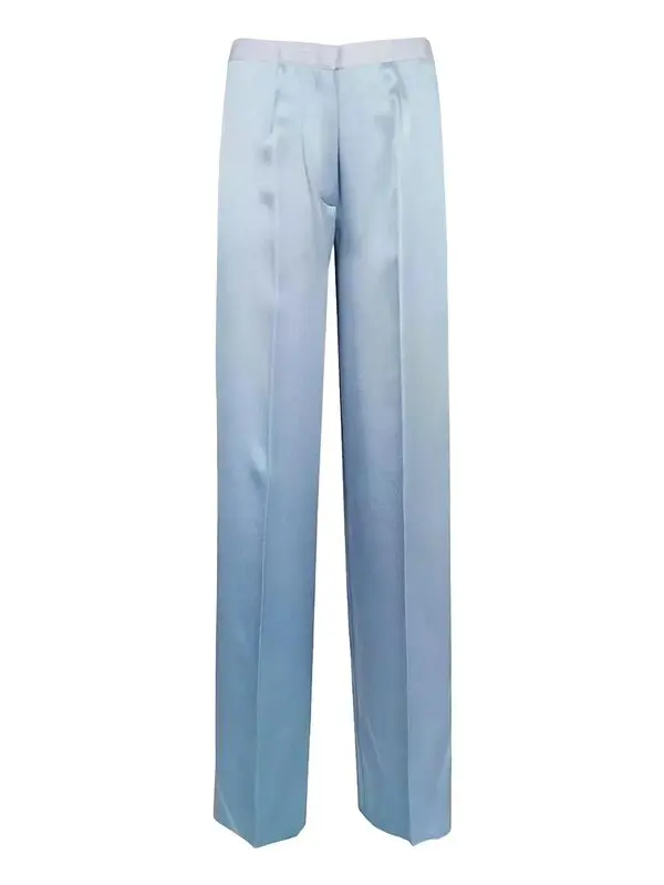 FORTE_FORTE Pressed-crease Trousers - Blue