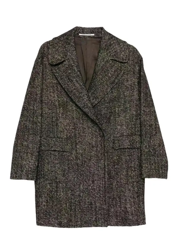 Tagliatore Double-breasted Coat - Brown