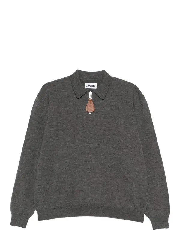 MAGLIANO Half-zip Polo Sweater - Grey