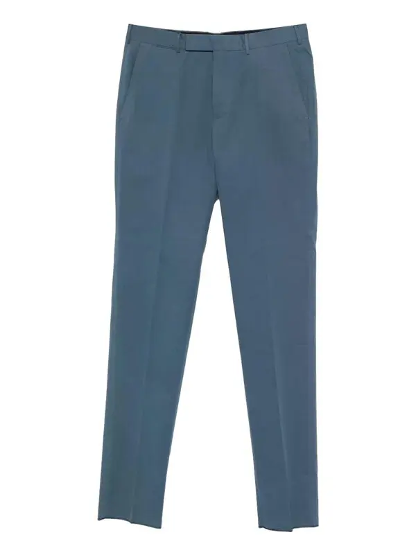 Zegna Concealed-fastening Chinos - Blue