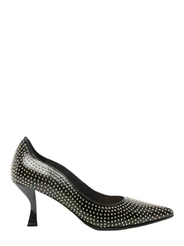 MARC ELLIS Studded Heeled Pumps - Black