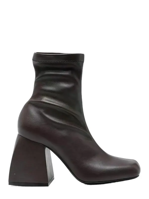 NODALETO 90mm Mila Boots - Brown