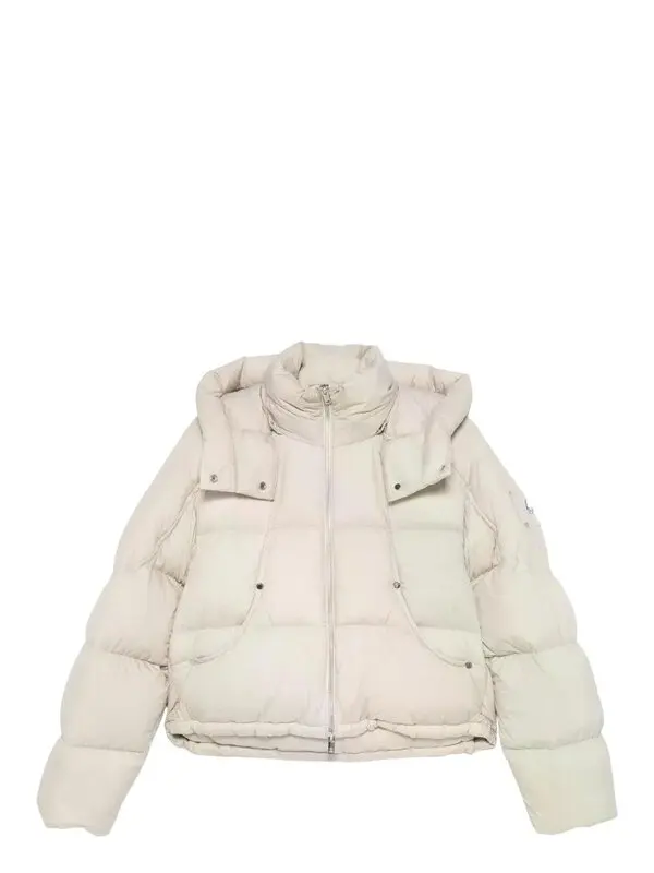 Moose Knuckles Logo-plaque Padded Jacket - Neutrals