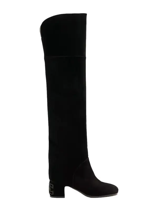 Casadei Muni Nomad 50mm Over-the-knee Boots - Black