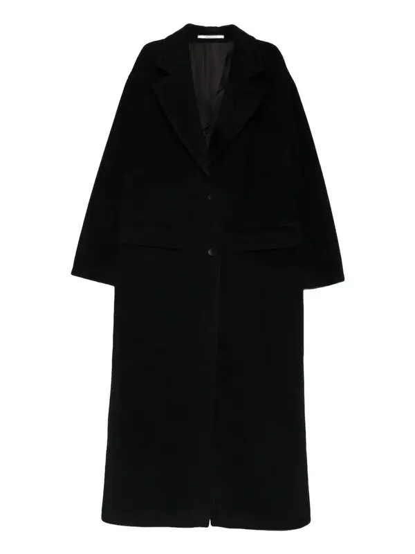 Tagliatore Notched-lapel Single-breasted Coat - Black