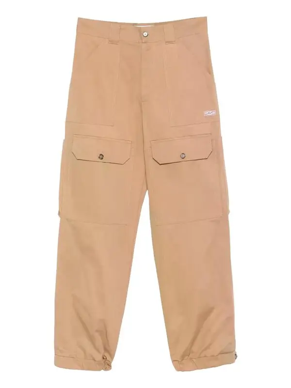MSGM Cotton Trousers - Neutrals