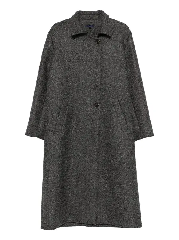 Soeur Single-breasted Virgin Wool-blend Coat - Grey