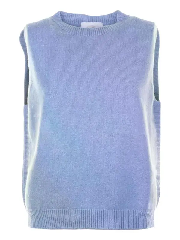 CINQUE Crew-neck Vest - Blue