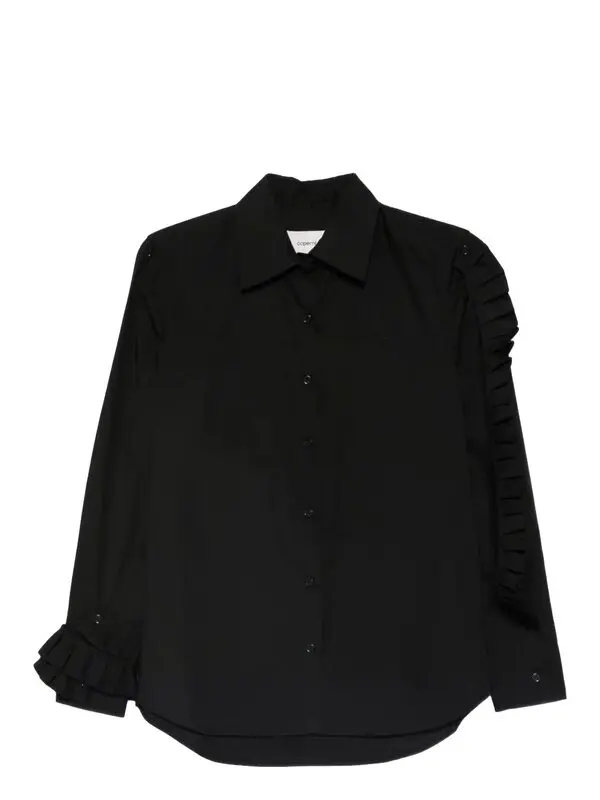 Coperni Ruffle-detailing Shirt - Black