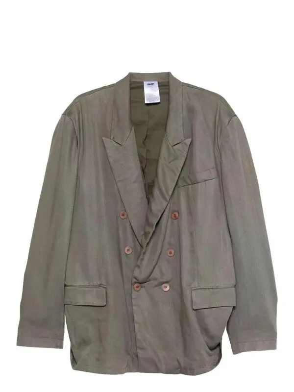 MAGLIANO Peak-lapel Double-breasted Blazer - Green