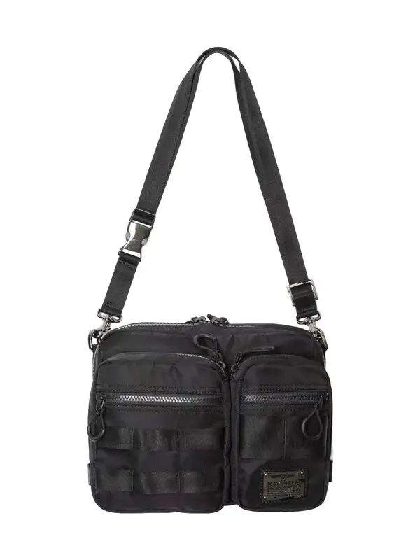 MAKAVELIC Zip Detail Shoulder Bag - Black