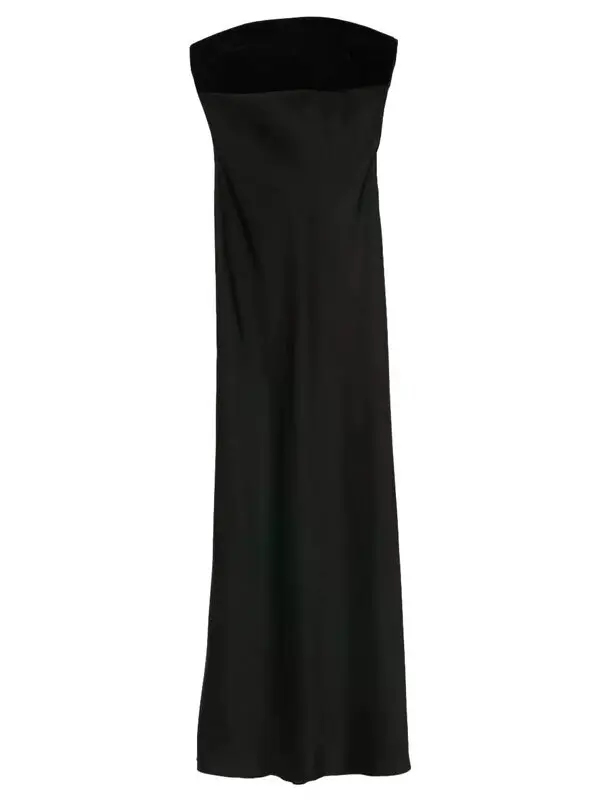 Max Mara Strapless Dress - Black
