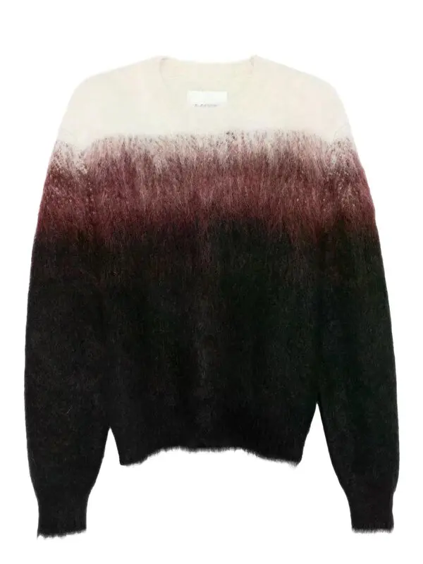 JIL SANDER Brushed Ombré Sweater - Purple
