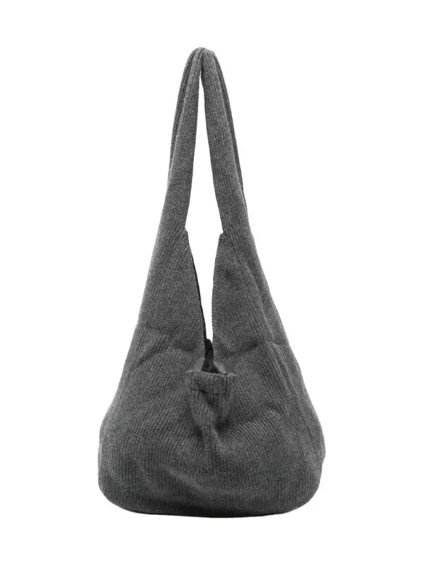 AYA MUSE Sol Ribbed Shoulder Bag - Grey