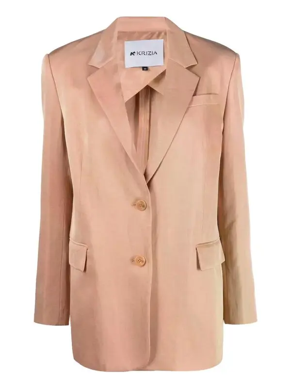 KRIZIA Single-breasted Blazer - Neutrals