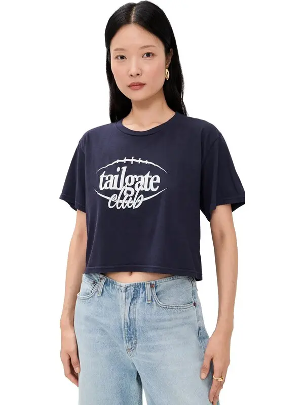 STATE & LAKE Graphic T-shirt - Navy