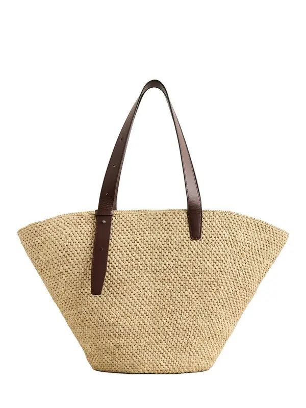 Lié Studio The Bianca Large Raffia Bag - Natural