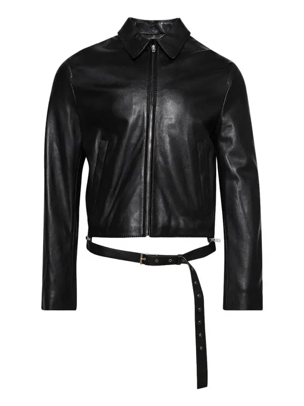 Acne Studios Leather Jacket - Black