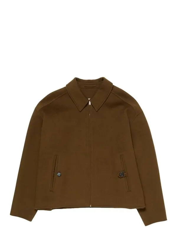 Acne Studios Cashmere Blend Jacket - Green