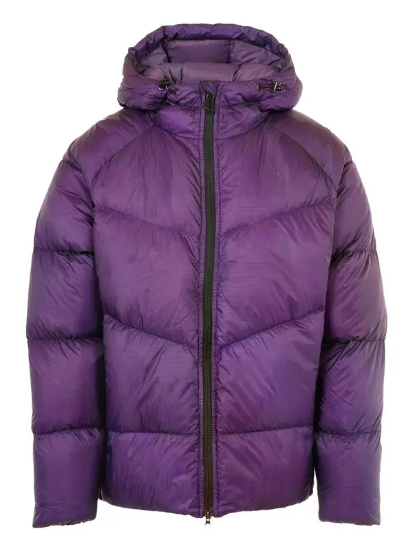 Pyrenex Hooded Padded Coat - Purple