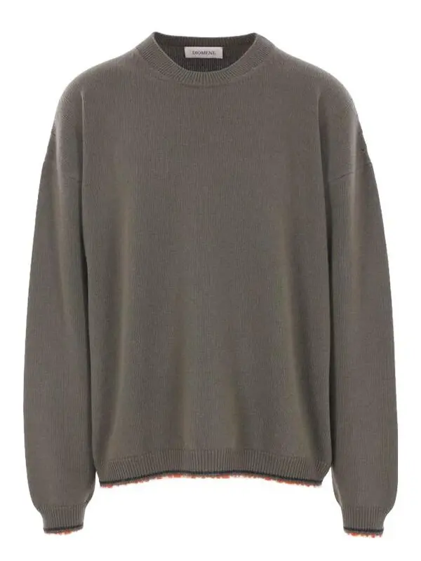 DIOMENE Oversized Knit Sweater - Green