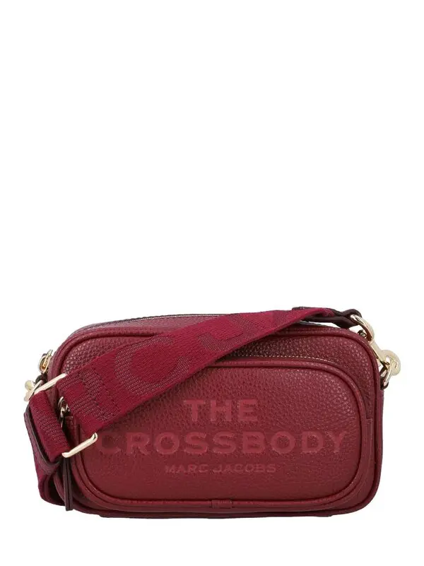 Marc Jacobs Pebble Leather Crossbody Bag - Cherry