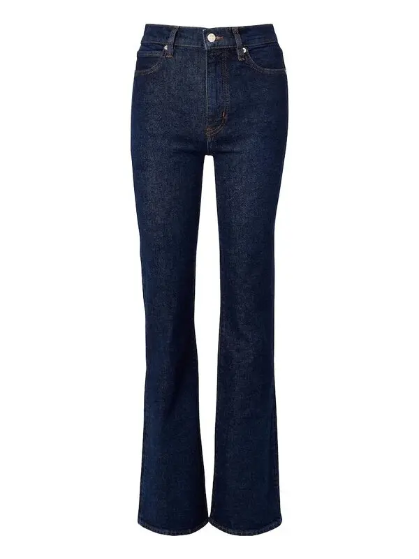 FRAME Arrow High-rise Bootcut Jeans - Blue