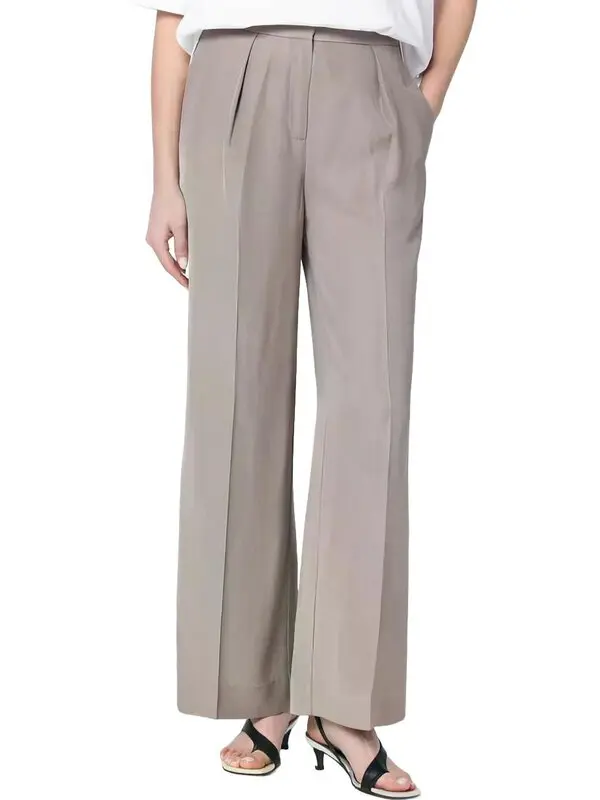 Calvin Klein Pleated Trousers - Grey