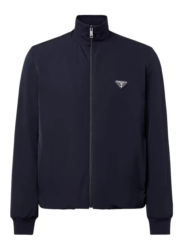 Prada Logo Track Jacket - Blue