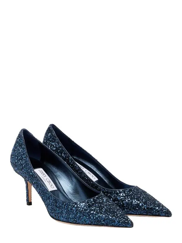 JIMMY CHOO Love 65 Embellished Pumps - Blue