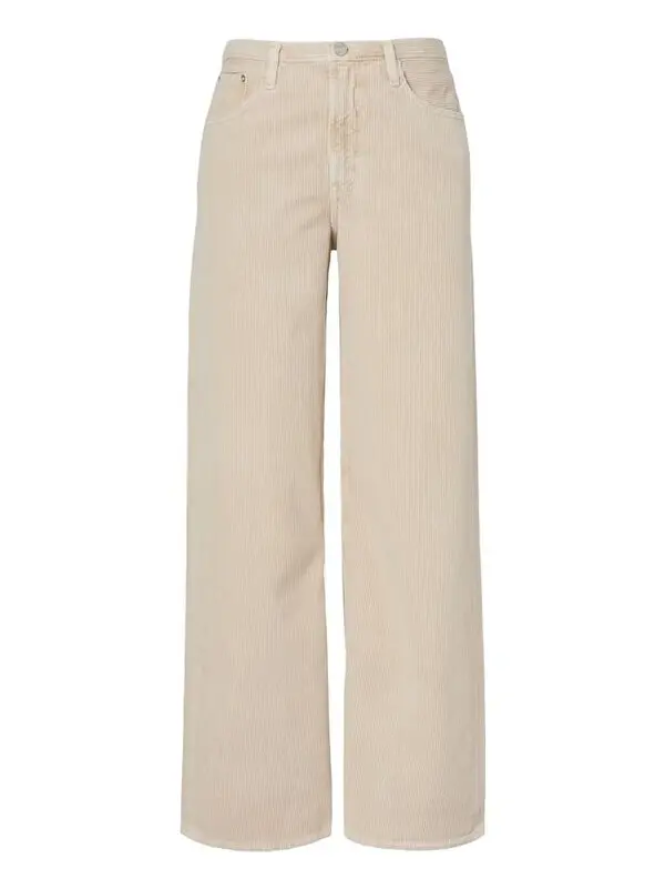 AGOLDE Keira Corduroy Wide-leg Pants - Beige