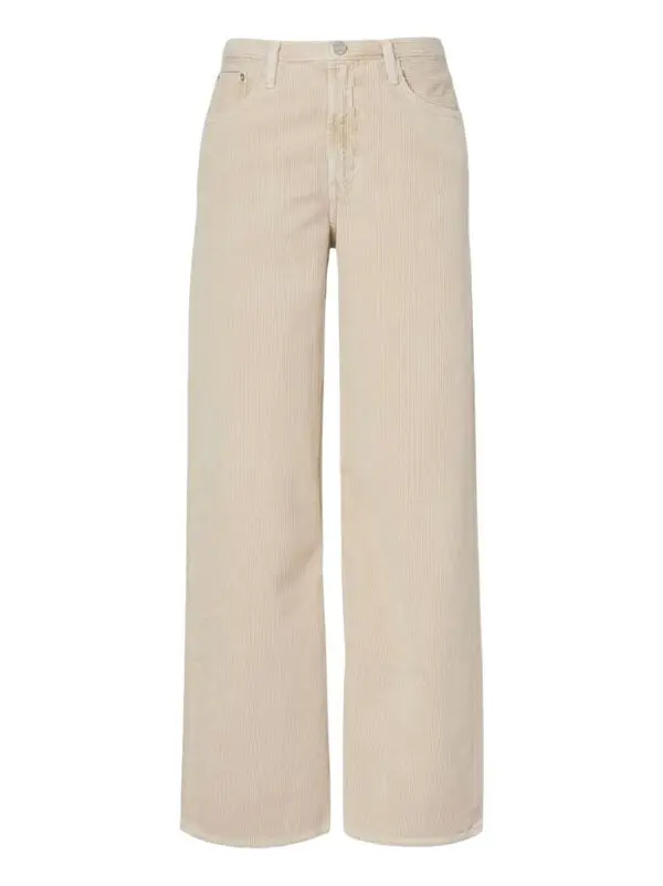 AGOLDE Keira Corduroy Wide-leg Pants - Beige