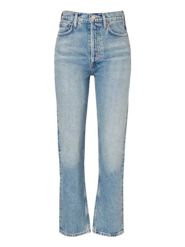 AGOLDE 90's Pinch Waist High-rise Straight Jeans - Blue