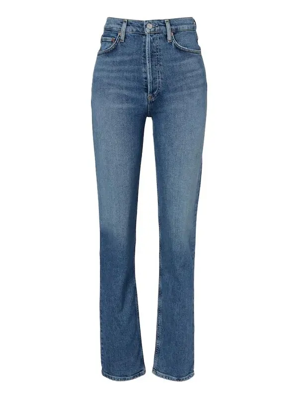 AGOLDE 90's Pinch Waist High-rise Straight Jeans - Blue