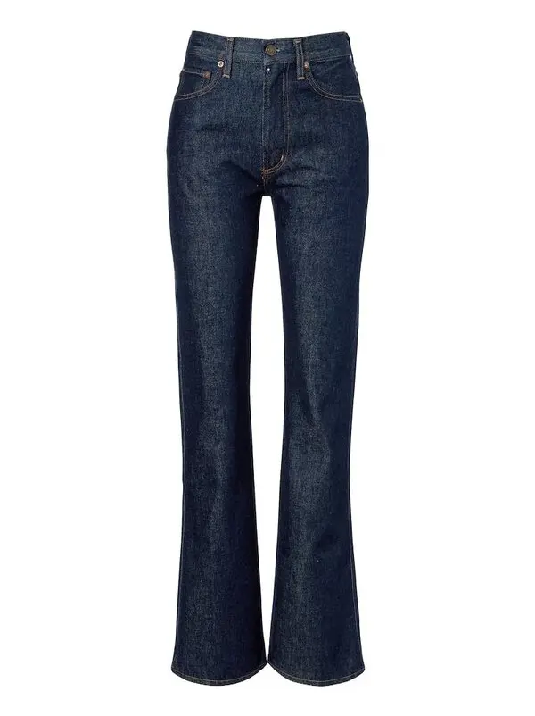 AGOLDE Leena Mid-rise Flare Jeans - Blue