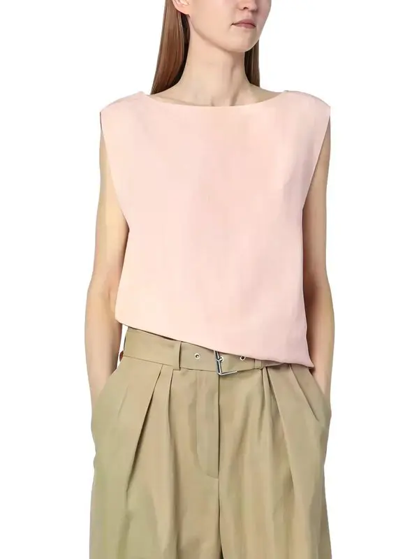 Calvin Klein V-back Sleeveless Blouse - Pink