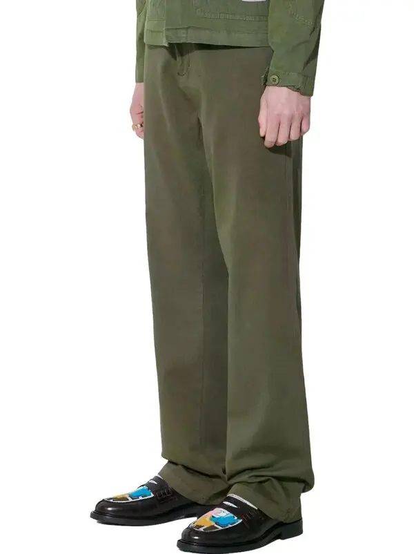 Alpha Industries Buttoned Chino Trousers - Green