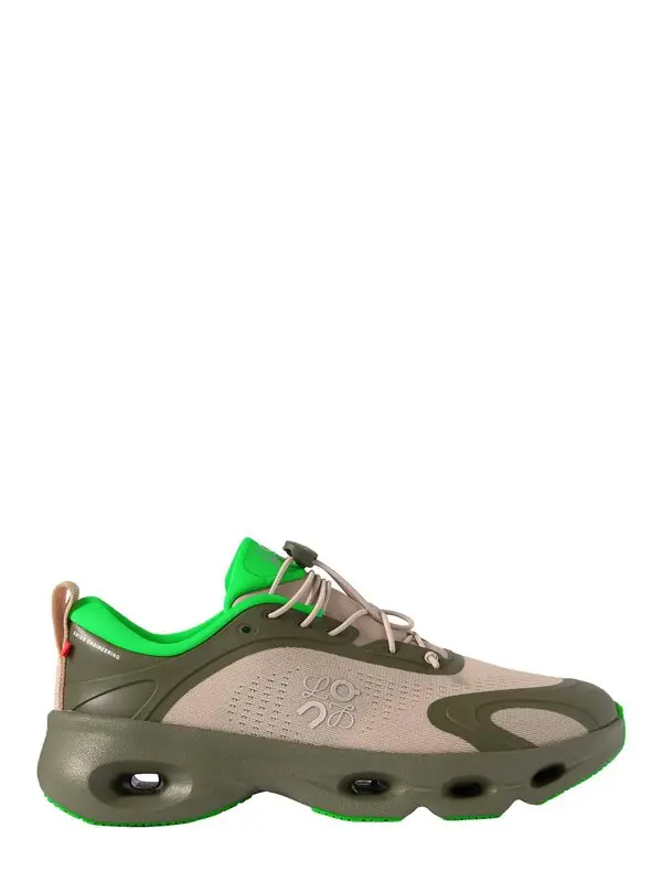 Loewe On Cloud Rubber-trimmed Sneakers - Green