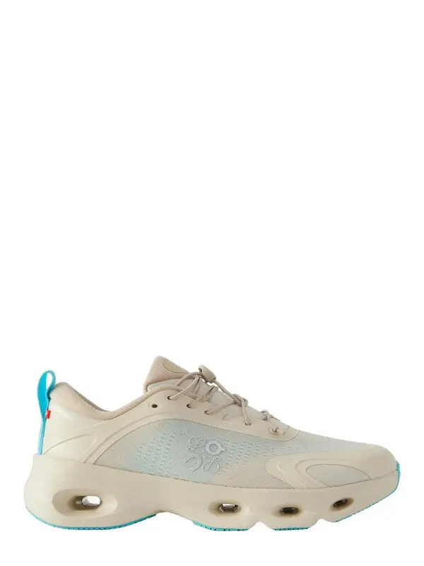 Loewe On Cloud Rubber-trimmed Sneakers - Neutrals
