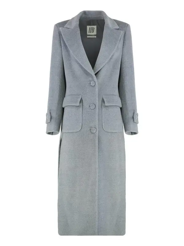 LES FILLES D'EVA Wool And Cashmere Coat - Grey