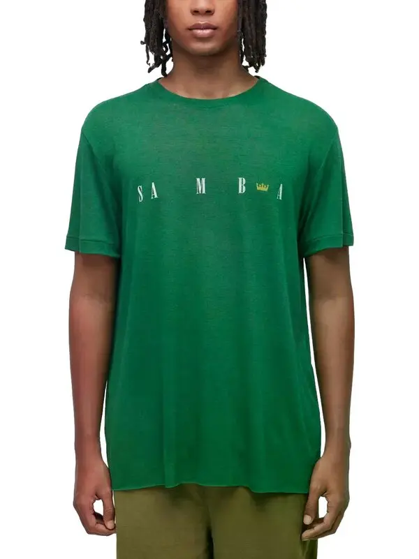 OSKLEN Graphic-print Cotton T-shirt - Green