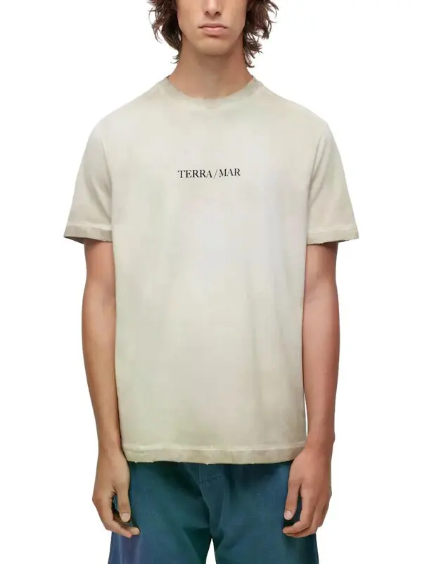 OSKLEN Double Terra/mar Printed T-shirt - Neutrals